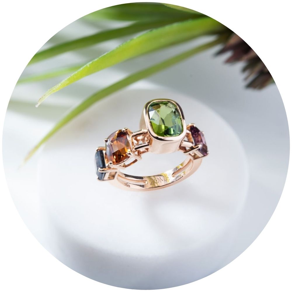 Zephyr Spinel Tourmaline Band Ring – Zome